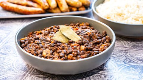 Madesu (mahalagi): congolese black beans in tomato sauce recipe - Les ...